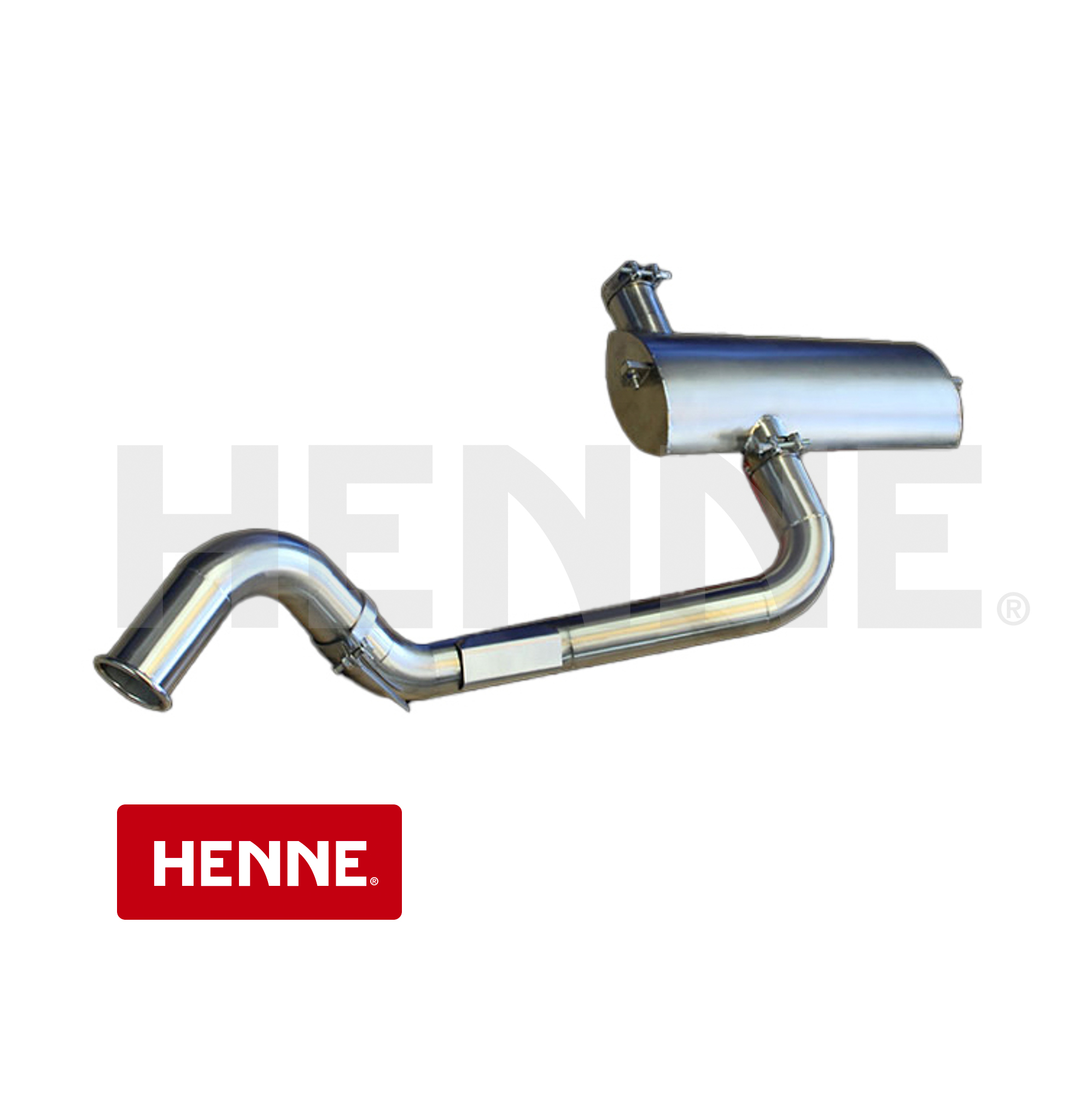 Unimog Schalldämpfer Komplettanlage Edelstahlausführung U417 - ZQQ07 ...